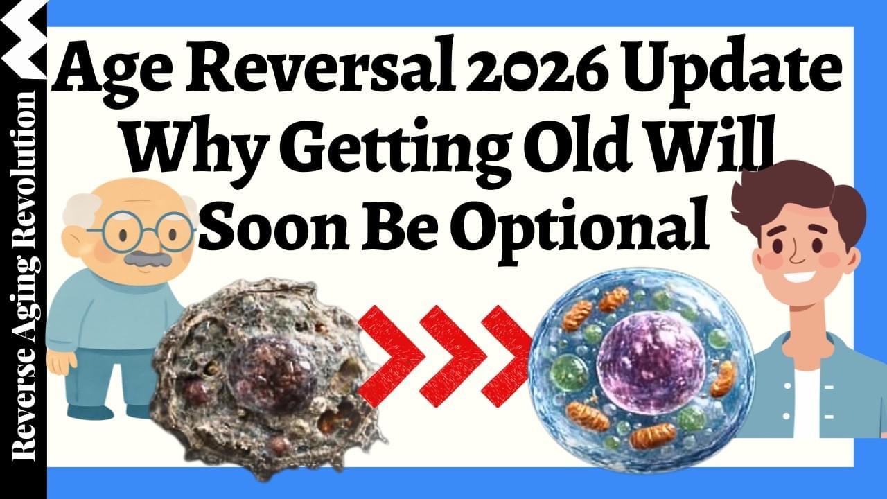 Age Reversal 2026: Why Getting Old Will Soon Be Optional – Lifeboat ...