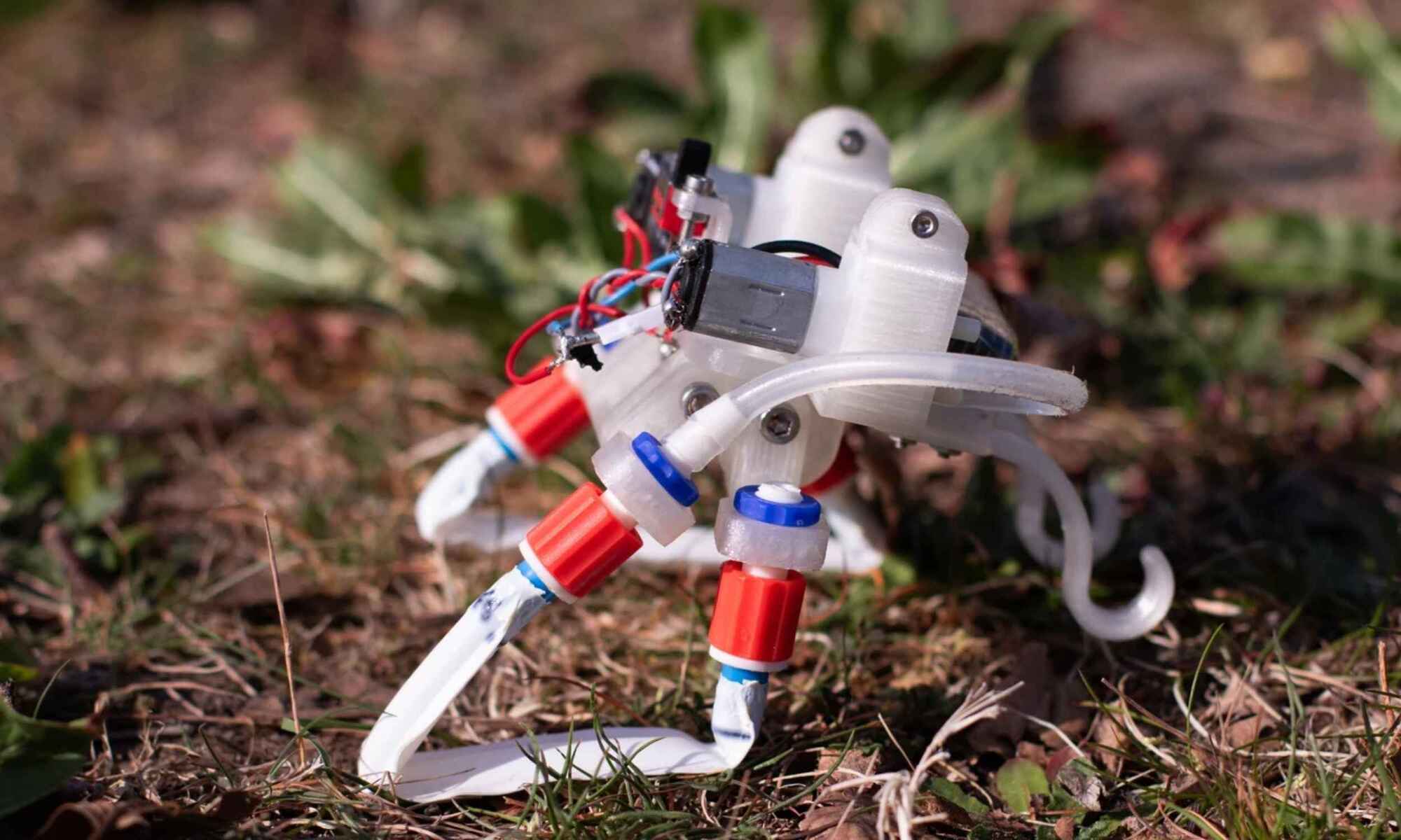 Brainless soft robot created that runs and swims is powered by air ...