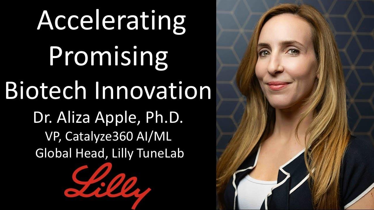 Dr. Aliza Apple, Ph.D. — VP, Catalyze360 AI/ML and Global Head, Lilly ...