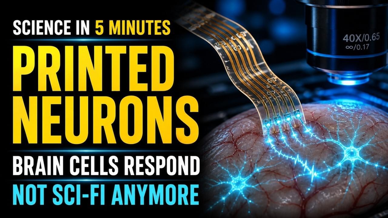 Printed Neurons Just Talked to Living Brain Cells – Lifeboat News: The Blog