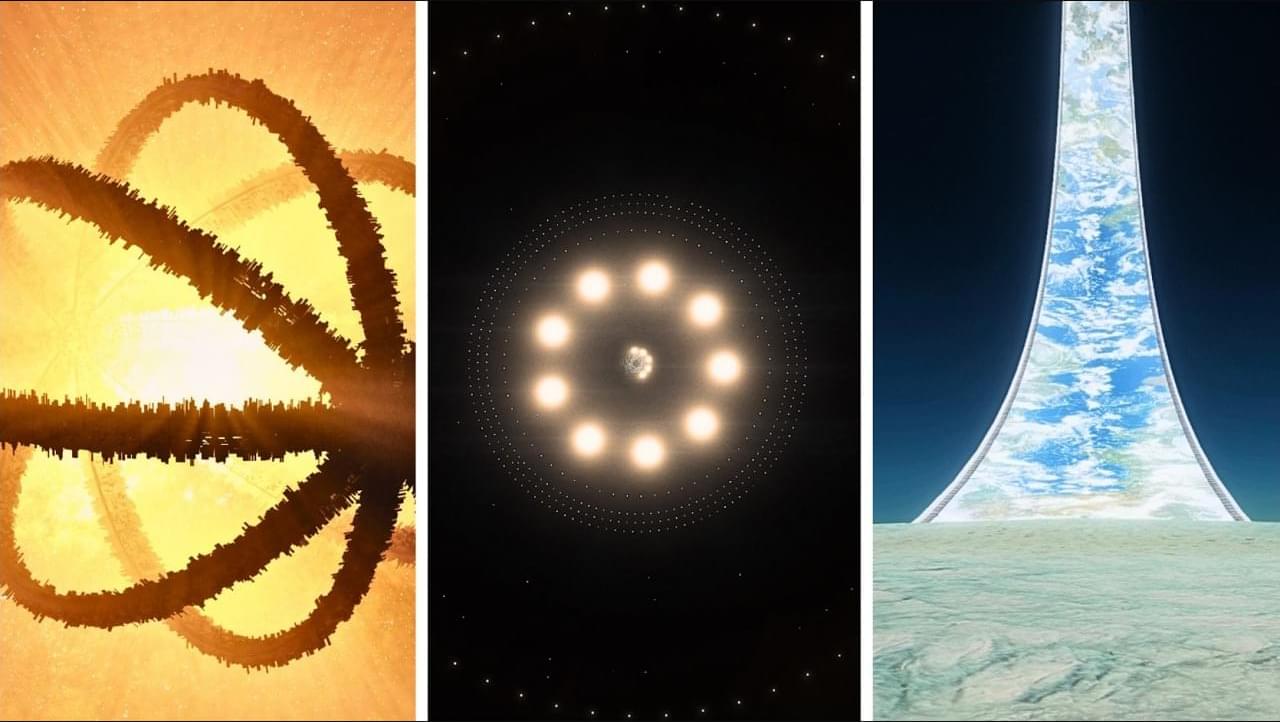 This Is What Space Megastructures Would Look Like (Simulation ...